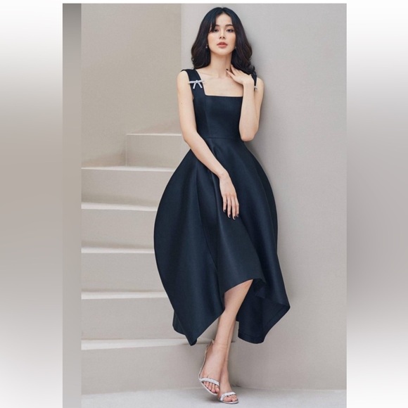 Dresses | Dark Blue Midi Dress D46 | Poshmark